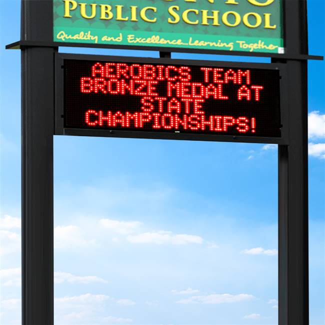 119in x 36in LED Programmable Scrolling Sign